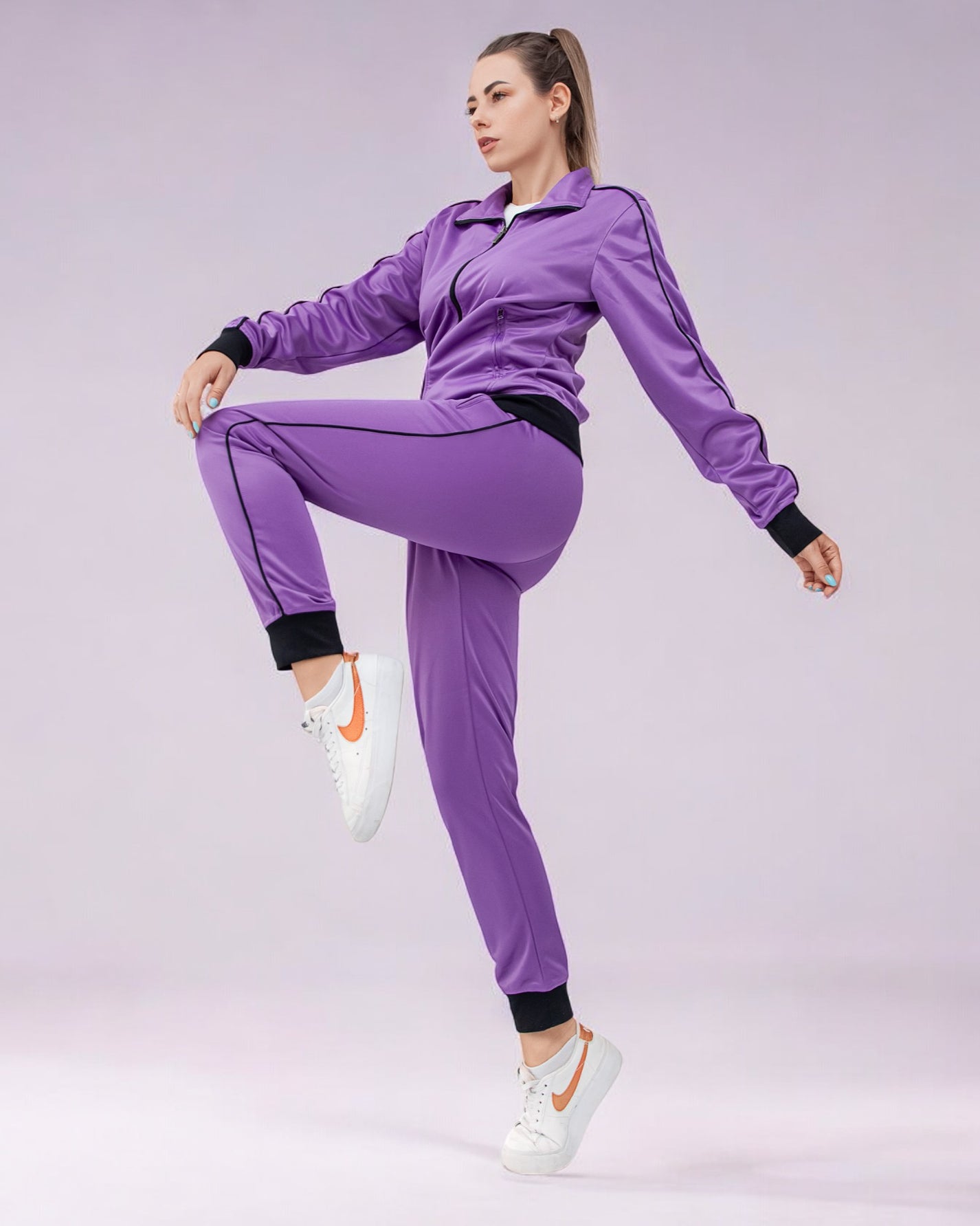Women’s Classic Jogger Tracksuit 2-piece set Jogging suit Lounge Outfi ...