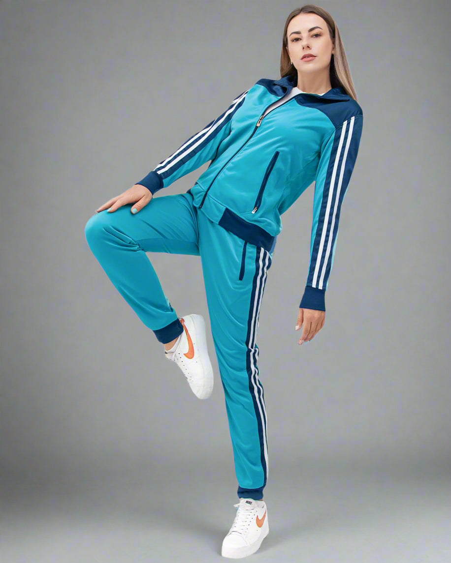 Women’s 2 Piece Gladys Tracksuit – Royal Threads