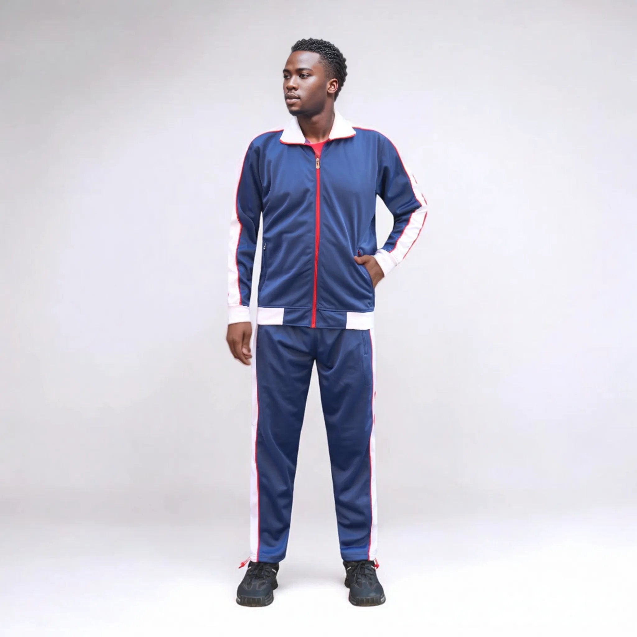 Men’s 2-piece Tracksuit Series Three Jogging Outfit Featured Tracksuit ...
