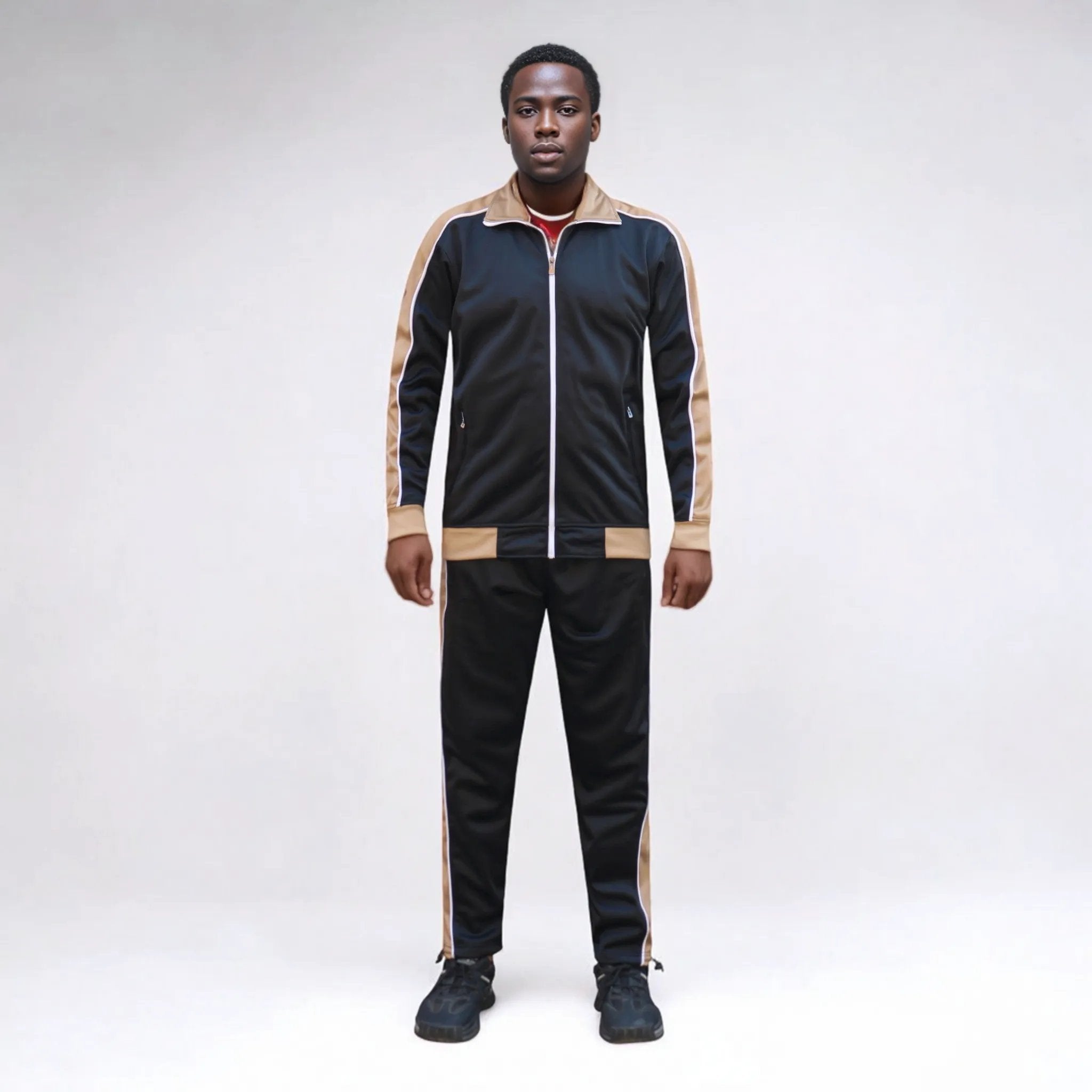Men’s 2-piece Tracksuit Series Three Jogging Outfit Featured Tracksuit ...