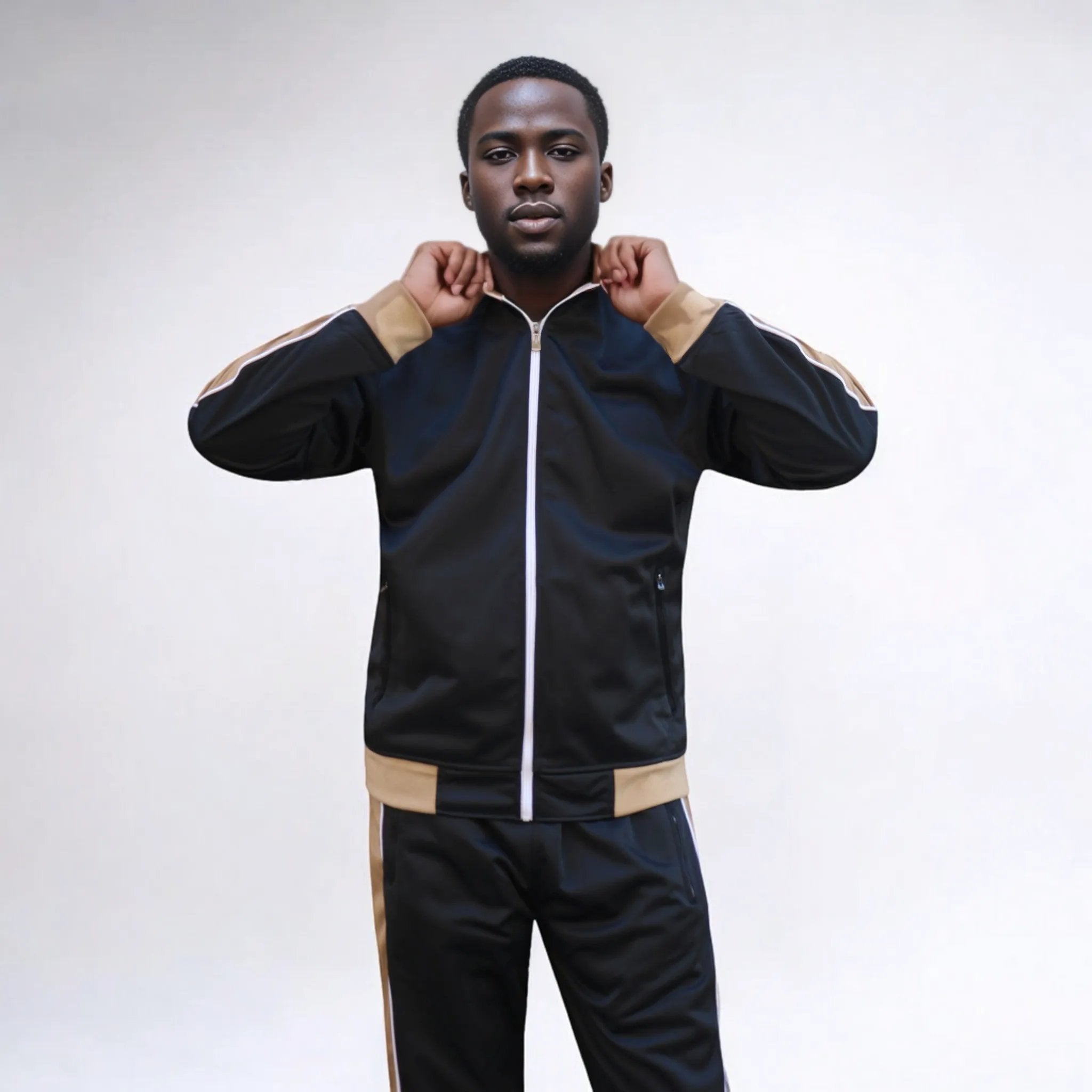 Men’s 2-piece Tracksuit Series Three Jogging Outfit Featured Tracksuit ...