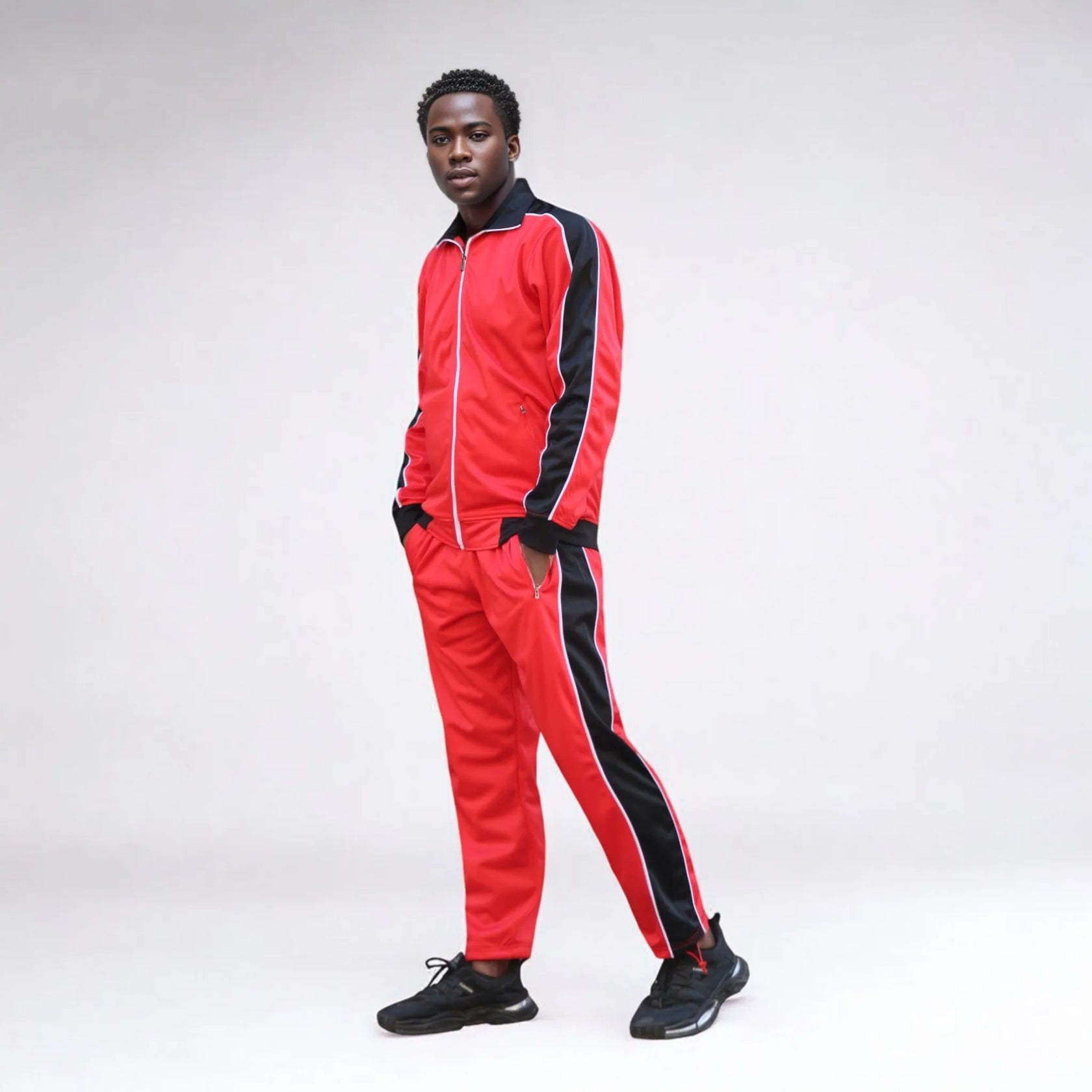Men’s 2-piece Tracksuit Series Three Jogging Outfit Featured Tracksuit ...