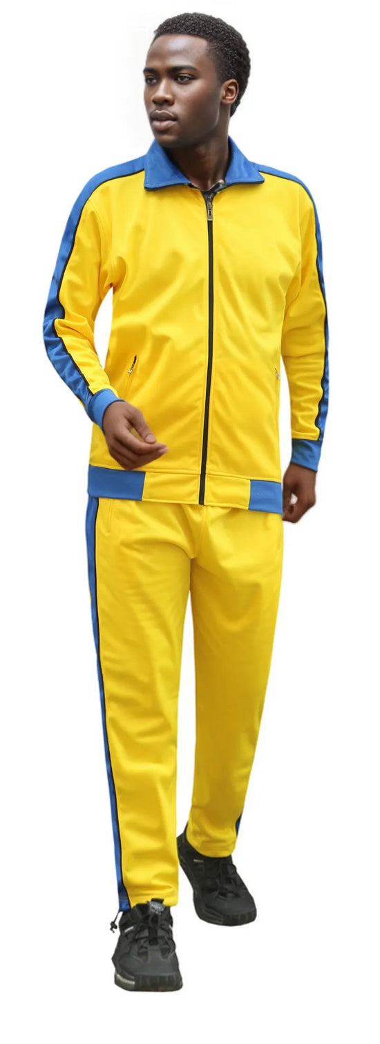 Men’s 2-piece Tracksuit Series Three Jogging Outfit Featured Tracksuit – Royal Threads