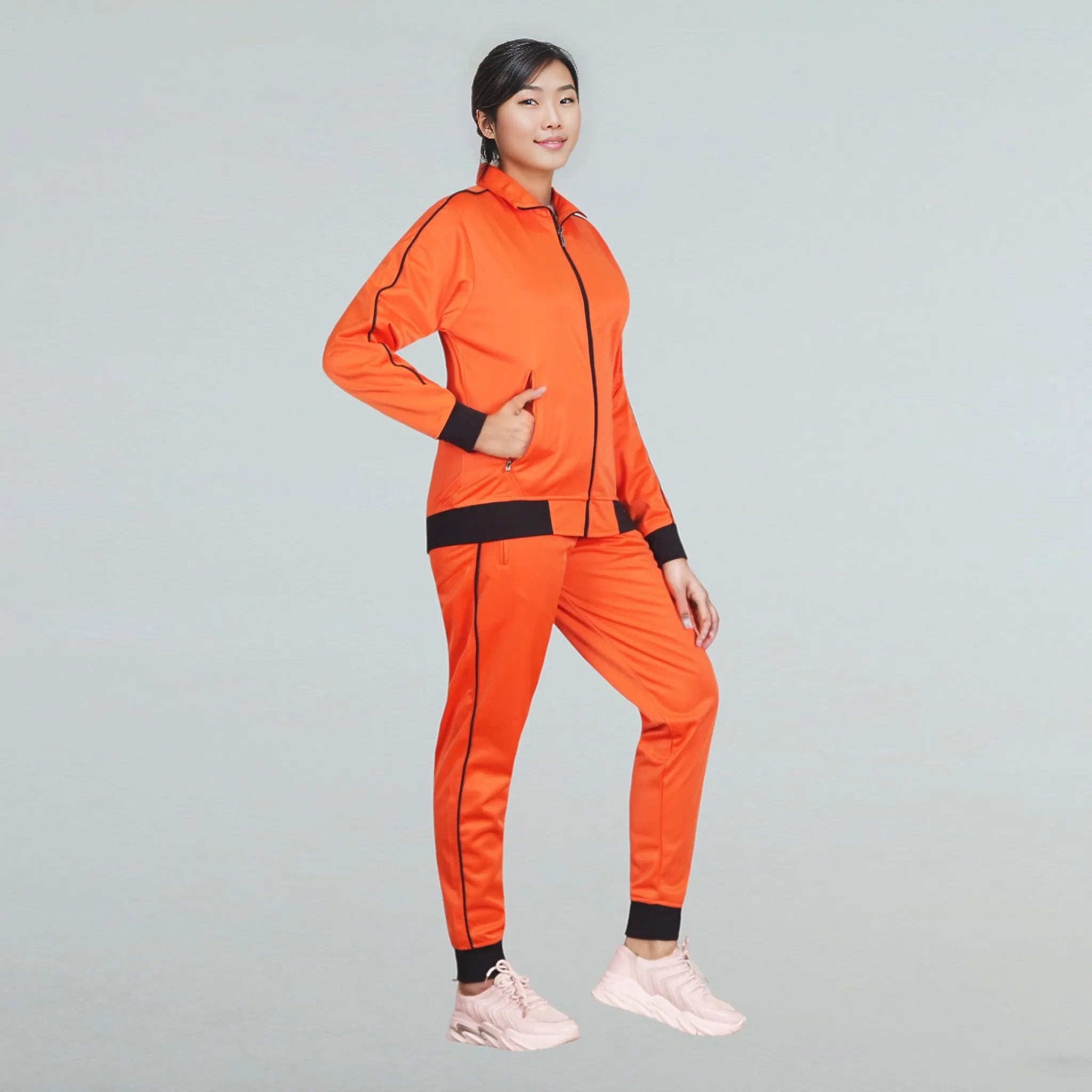 Women’s Classic Jogger Tracksuit plain Jogging Set Lounge Outfit ...