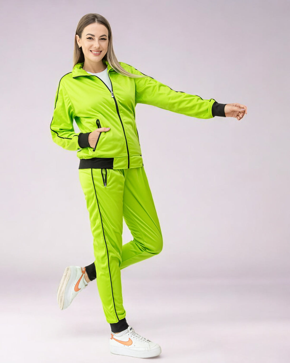 Women’s Classic Jogger Tracksuit 2-piece set Jogging suit Lounge Outfi ...