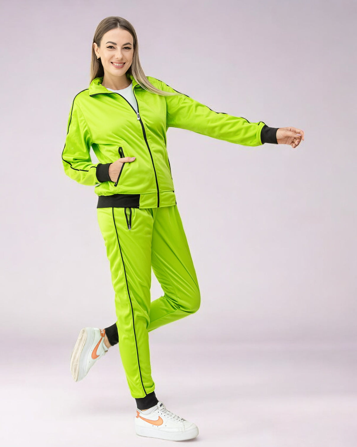 Women’s Classic Jogger Tracksuit 2-piece set Jogging suit Lounge Outfi ...
