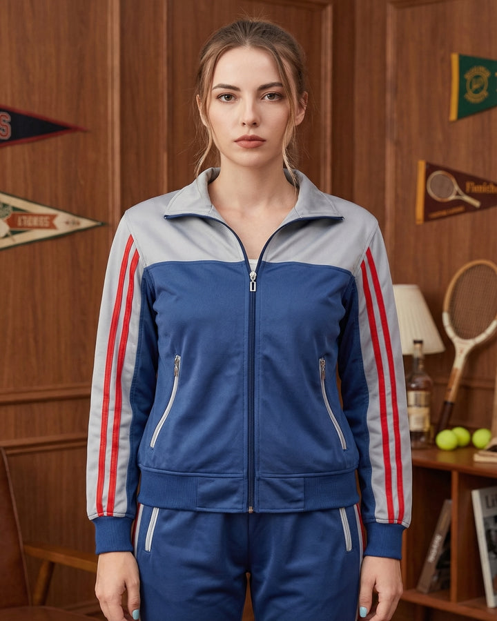Women’s Co ord Tracksuit 2-piece Tracksuit Loungewear Set – Royal Threads