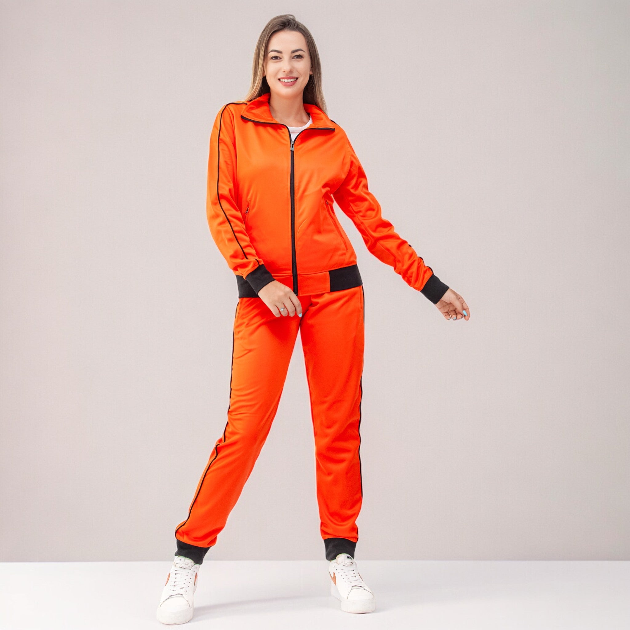 Women’s Classic Jogger Tracksuit plain Jogging Set Lounge Outfit ...