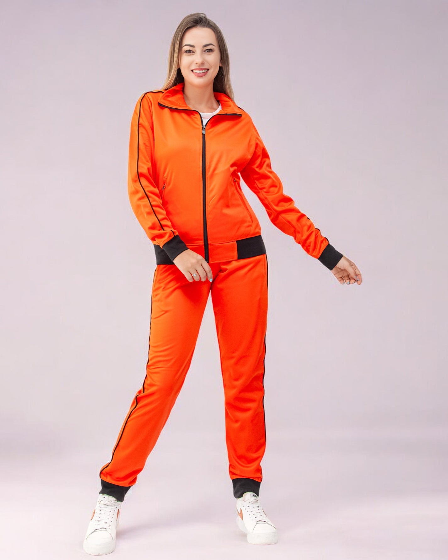 Women’s Classic Jogger Tracksuit 2-piece set Jogging suit Lounge Outfi ...