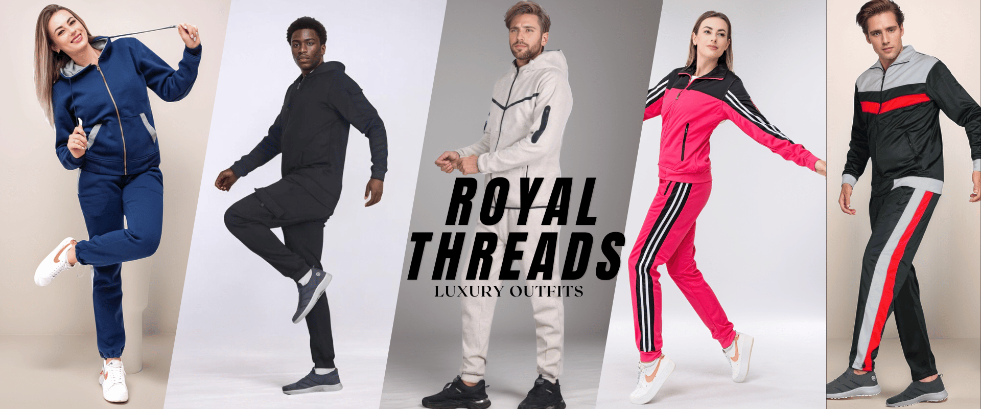 Royal Threads- Men and Women Active Tracksuits and Sweatsuits