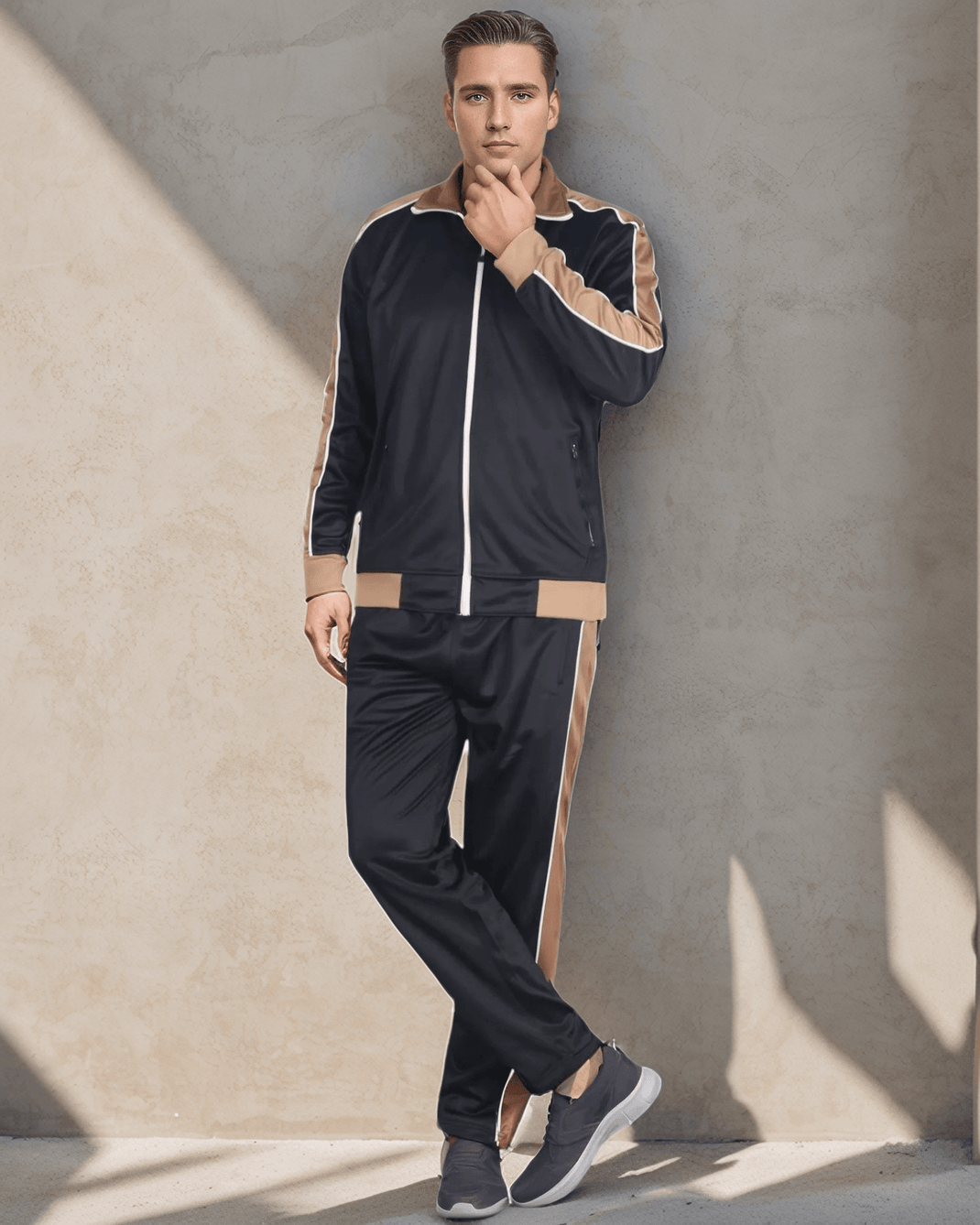 Men’s 2-Piece Tracksuit Series Three Jogging Outfit – Royal Threads