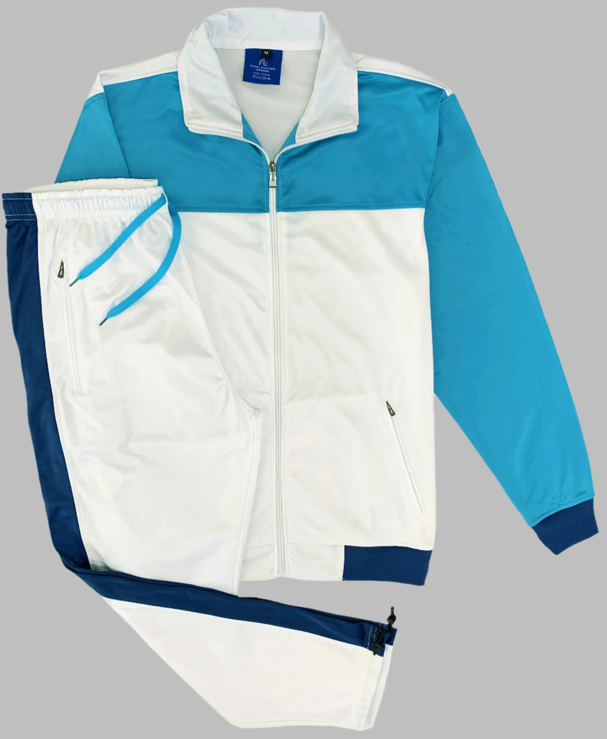 Men’s Tall Active Tracksuit 2-piece Outfit – Royal Threads