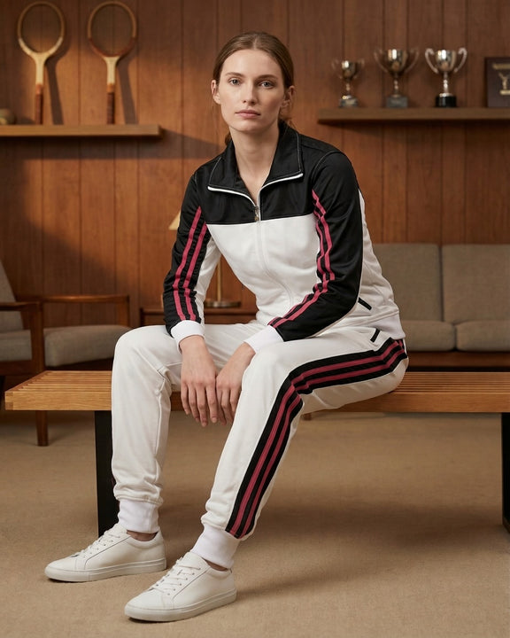 Women’s Co ord Tracksuit 2-piece Tracksuit Loungewear Set – Royal Threads