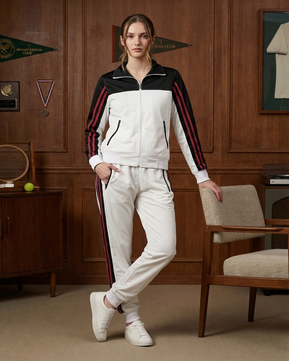 Women’s Co ord Tracksuit 2-piece Tracksuit Loungewear Set – Royal Threads