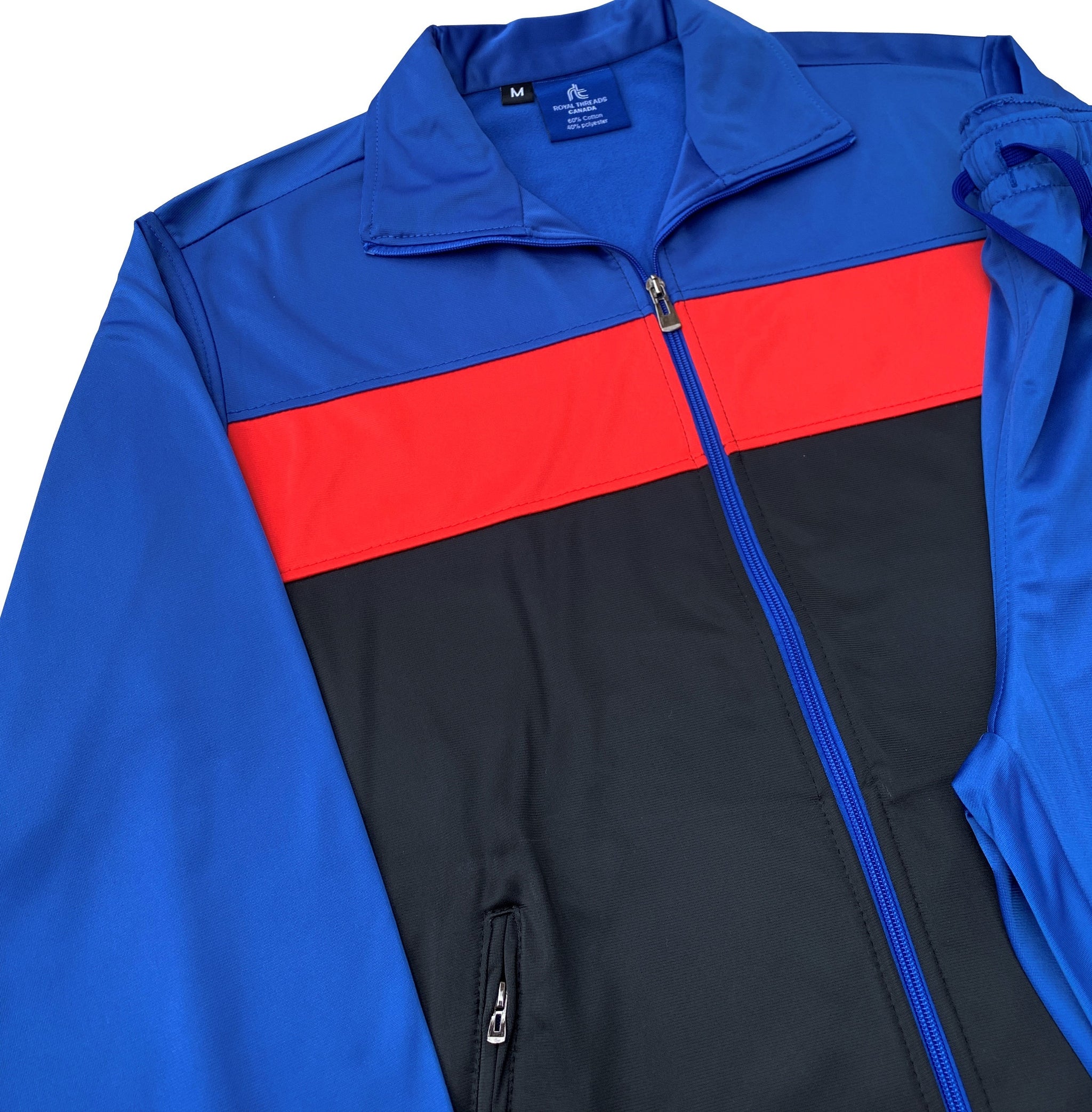 Men’s 2-Piece Tracksuit Traditional Coral Blocks Active Track Jacket a ...